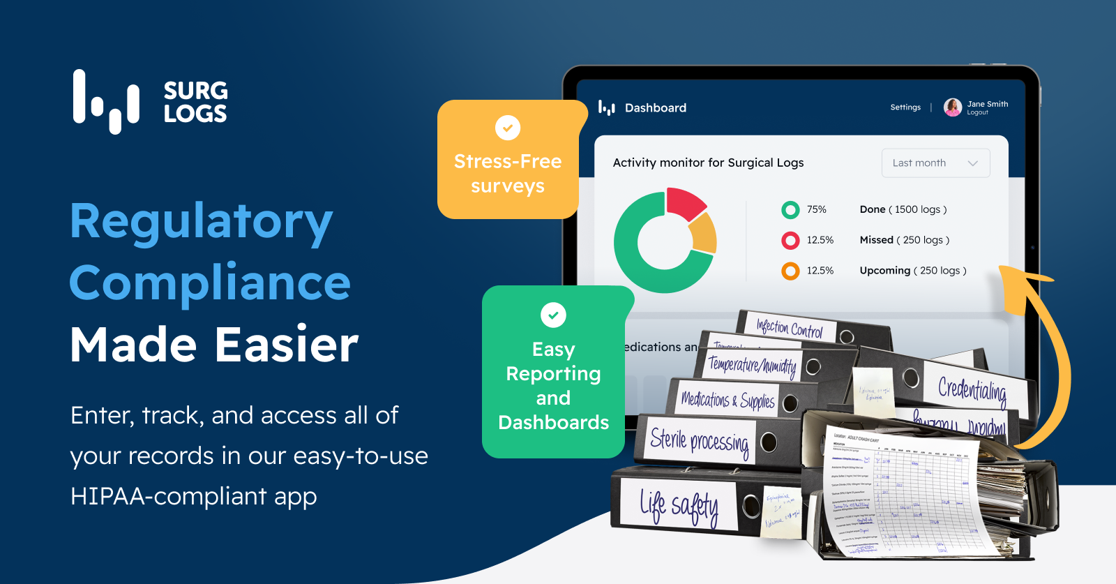 Surglogs - The ultimate regulatory compliance platform
